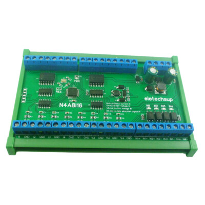 24CH Digital Analog Mixed RS485 Remote I/O Module Current Voltage ADC ...