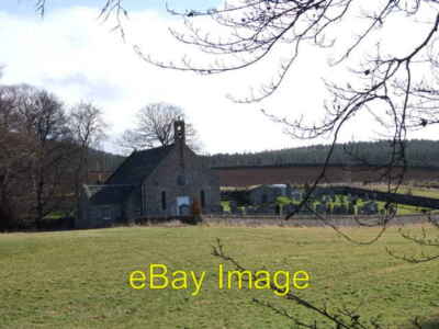 Photo 6x4 Coull kirk and graveyard Coull/NJ5102 Viewed from near the ...