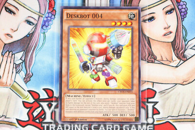 Yugioh Deskbot 004 CROS-EN035 1st Edition Common | eBay