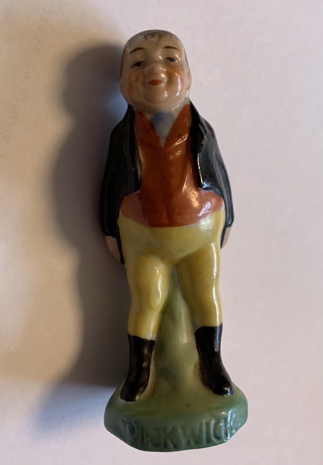 OLD VTG PORCELAIN DICKENS CHARACTER MINIATURE FIGURINE GERMANY PICKWICK ...