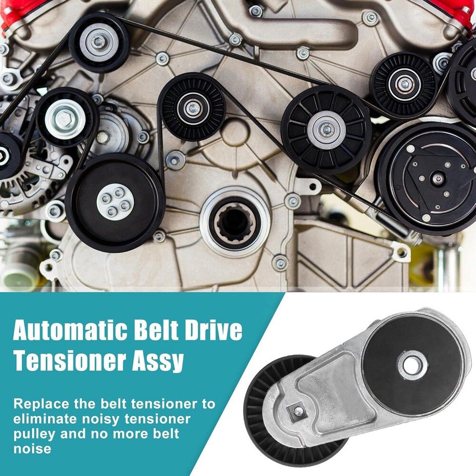 Belt Tensioner Idler Pulley Drive Belt For Chrysler Jeep Dodge 3.6L ...