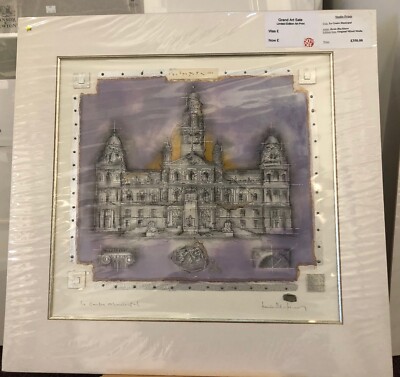 La Centre Municipal - Kevin Blackham *Mounted* Original Artwork | eBay UK