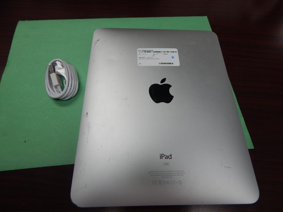 Apple iPad 1st Generation a1219 16GB WiFi 9.7" FREE BUNDLE & SHIPPING ...