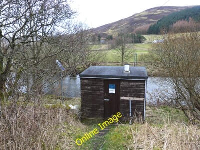 Photo 6x4 River monitoring station on the River Tweed Kingledores ...