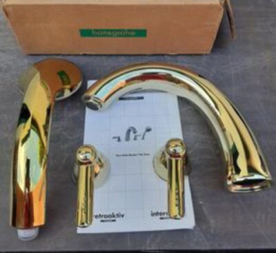 hansgrohe stratos 4 hole roman tub faucet | eBay