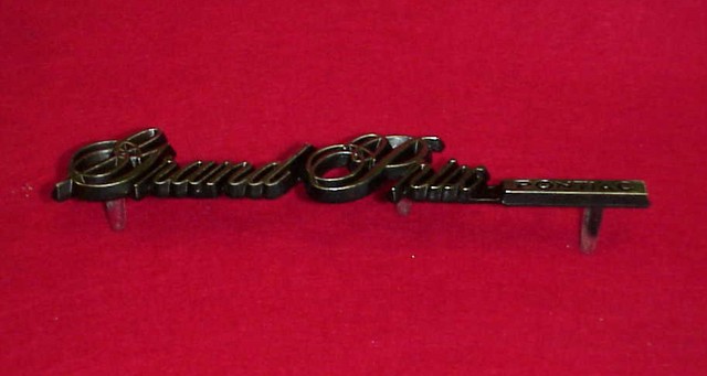 NOS Pontiac Grand Prix Script Trunk Emblem OEM GM Part# 10007788 for ...