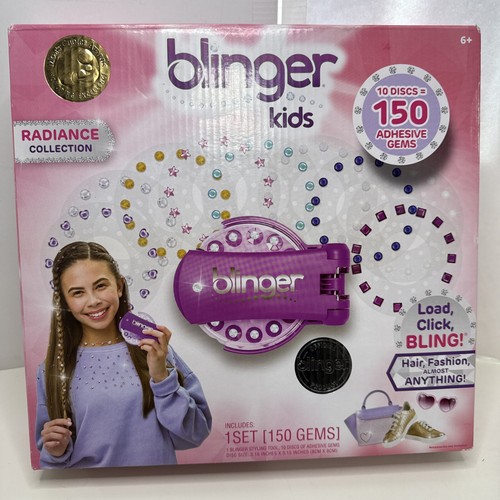 Blinger Kids Radiance Collection Glam Styling Tool 150 Gems Hair ...