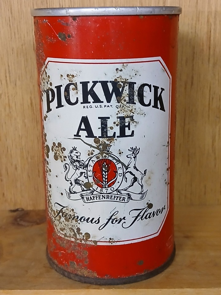 Pickwick Ale Zip Tab Beer Can Haffenreffer Brewing Boston MA | eBay