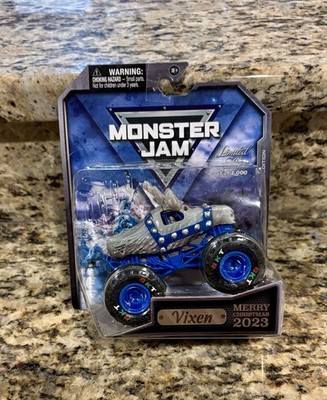 2023 Spin Master Limited Edition Monster Jam Merry Christmas VIXEN Truck NIB | eBay