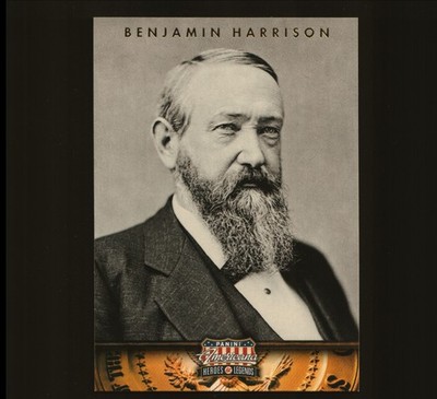 2012 Panini Americana Heroes & Legends #23 Benjamin Harrison | eBay