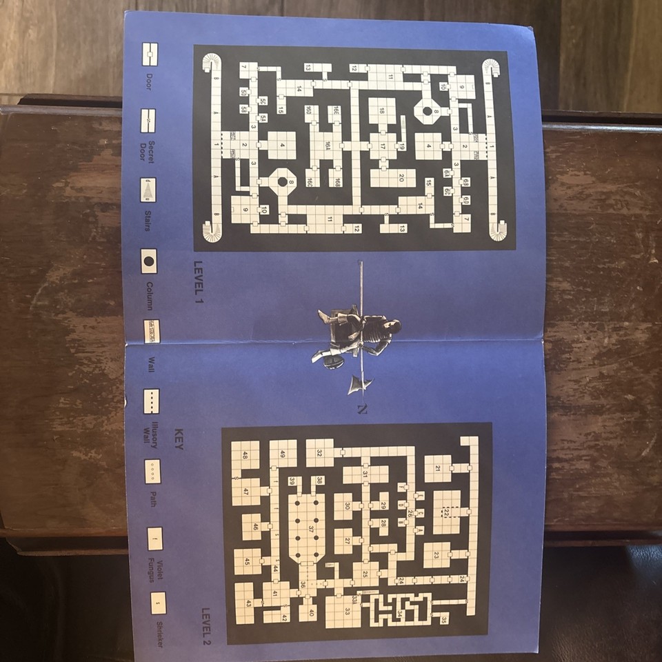 R2 THE INVESTIGATION OF HYDELL TSR RPGA AD&D RARE FIND 1982 FRANK ...