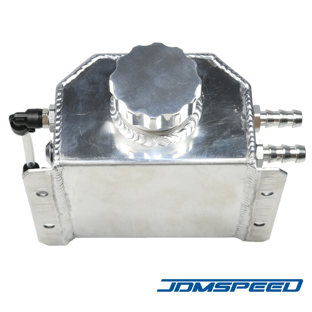 Universal 1L Aluminum Radiator Coolant Overflow Bottle Recovery Water ...