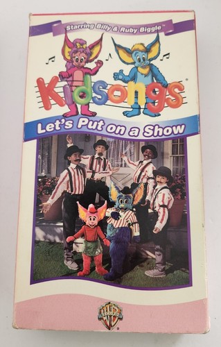 Kidsongs ~ Let’s Put On A Show ~ VHS Billy/Ruby Biggle ~ Educational ...