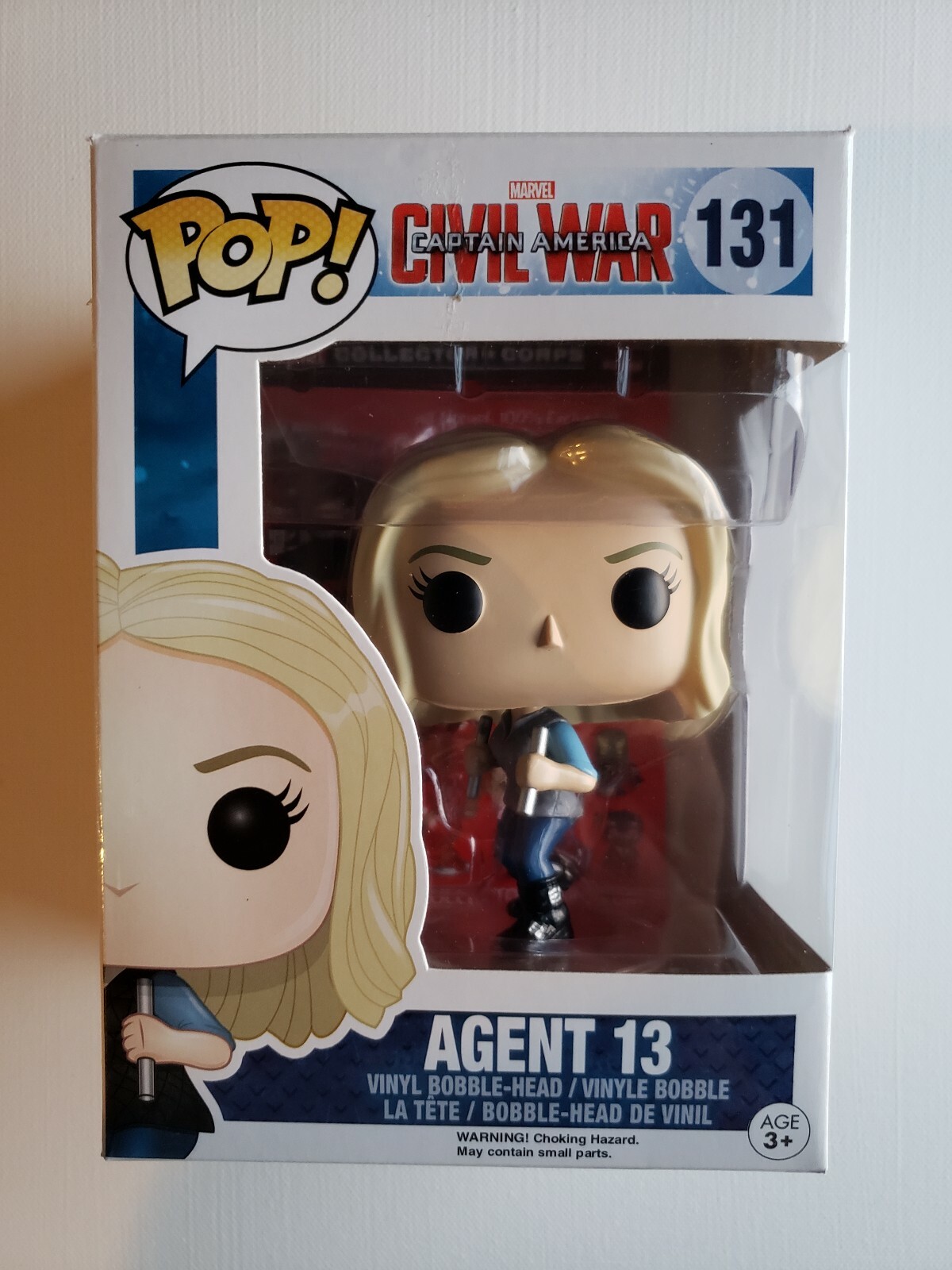 Funko POP! Marvel AGENT 13 #131 - Captain America Civil War | eBay
