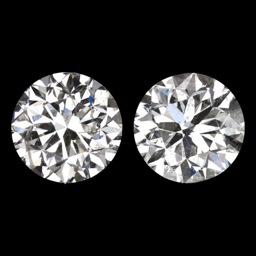 1.5ct E-F VERY GOOD CUT NATURAL DIAMOND STUD EARRINGS ROUND BRILLIANT ...