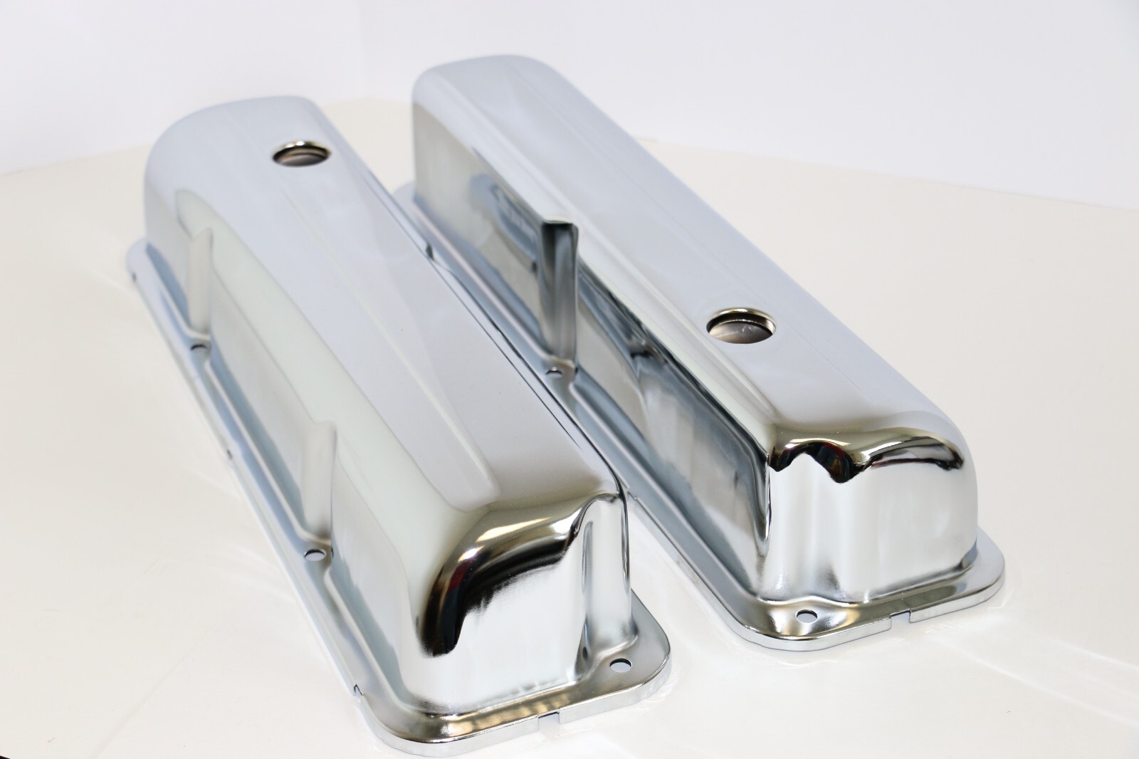 Ford FE Chrome Engine Dress Up Tall Valve Covers Washable Air Cleaner ...