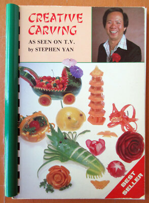 Creative Carving Stephen Yan Vintage 1982 Chinese food vegetable ...