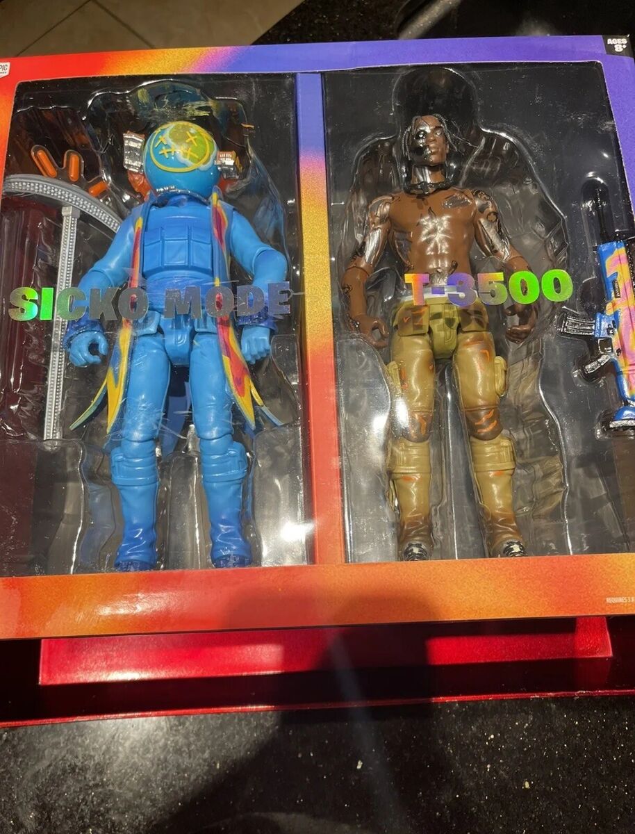 Jazwares Travis Scott Cactus Jack Fortnite 12 Inch Duo Jazwares Travis Scott Cactus Jack Fortnite 12 Inch Duo