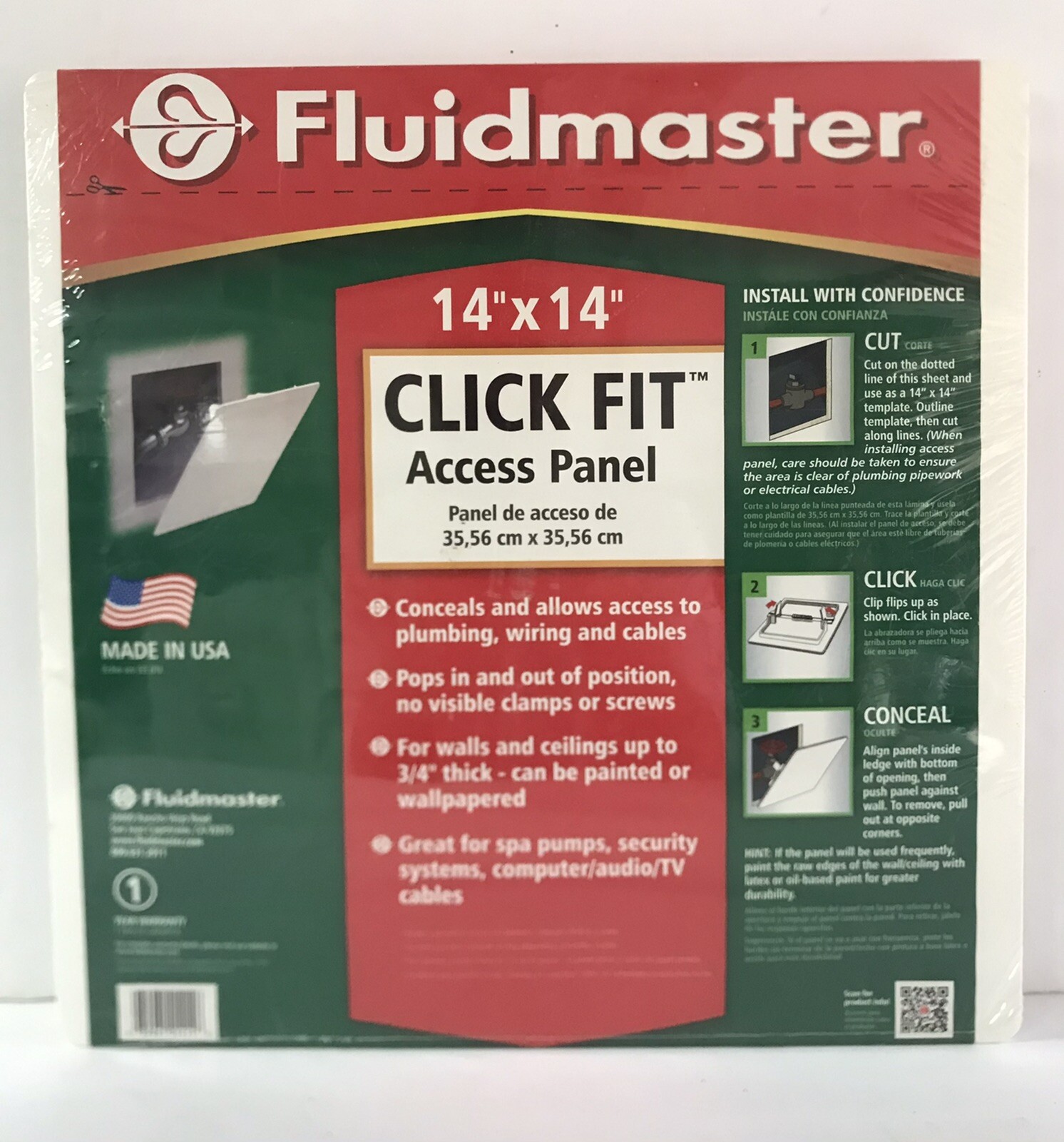 Panel Access 14in No AP1414 Fluidmaster Inc 3pk for sale online | eBay