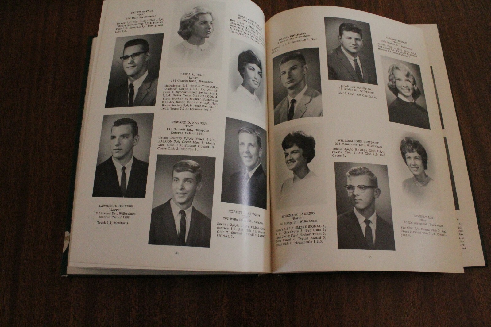 1964 FALCON MINNECHAUG HIGH SCHOOL YEARBOOK | eBay