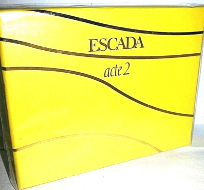 Escada Acte 2 Women's Parfum 0.14 oz Splash + Compact Perfume Powder 0. ...