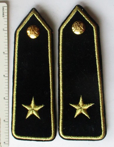 Original Pair SYRIAN ARMY LIEUTENANT DRESS SHOULDER BOARD Insignia ...