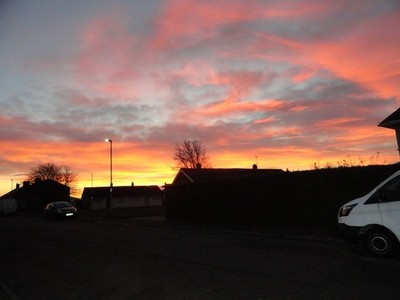 Photo A3 Allison Gardens at sunset Consett Street on the north side of ...