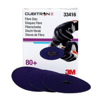 3M 33416 Cubitron II Purple 80 Grit 5 in.Fibre Abrasive Discs (5 ct) | eBay