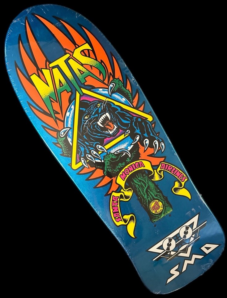 RARE Natas Kaupas Panther 3 Santa Cruz Skateboard Deck Reissue 30.14 ...