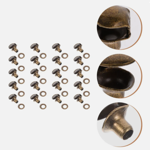 20 Pcs Brass Shoe Lace Hooks Boot Eyelet Repair Kit Travel Hiking ...