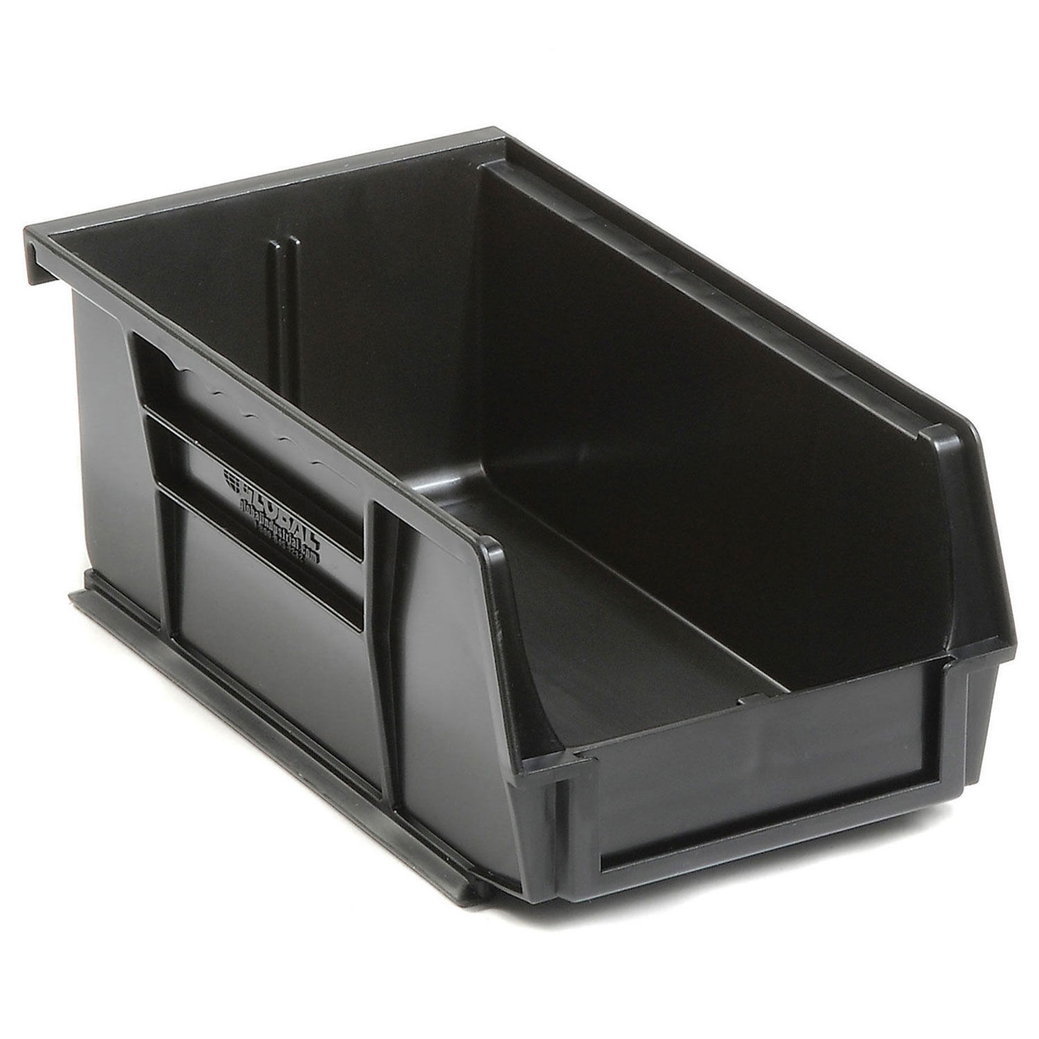 Plastic Stacking Bin 4-1/8 x 7-3/8 x 3 Black Lot of 24 | eBay