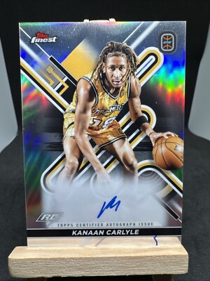Kanaan Carlyle 2023 Topps Finest OTE REFRACTOR ROOKIE RC AUTO #FA-KC 🔥 ...
