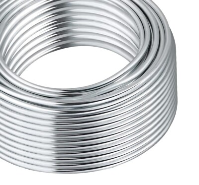 8 Ga - 25 Ft. Coil Pure Aluminum Armature Wire Jewelry Making, Metal ...