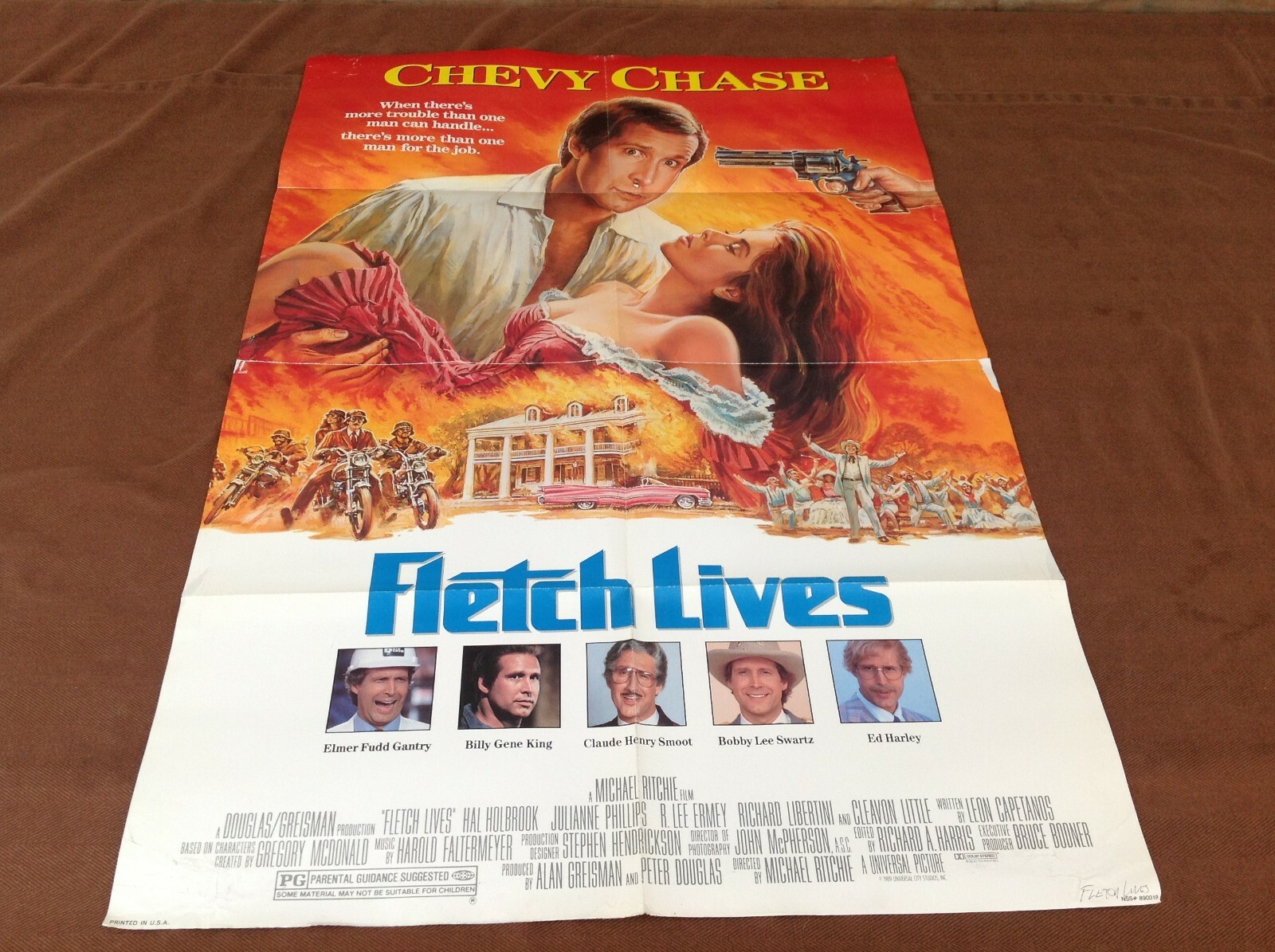1989 Fletch Lives Original Movie House Full Sheet Poster | eBay