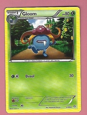POKEMON GLOOM CARD FREE SHIPPING | eBay