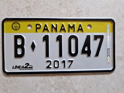 Plaque D'immatriculation Panama. Panama License Plate. | eBay