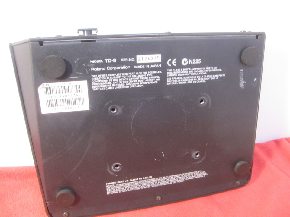 Roland TD-8 Drum Percussion Sound Module Tested New Battery w/ power ...
