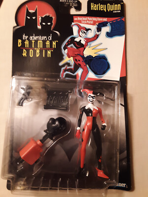 Harley Quinn Action Figure 5 in 1997 Knockout Punch Glove, pistol ...