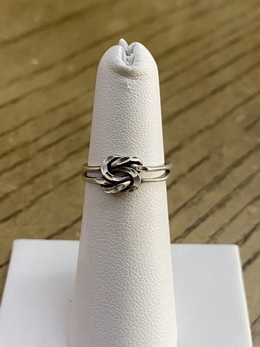 Vintage Wheeler Signed Sterling Silver Diamond Cut Designed Band Ring ...