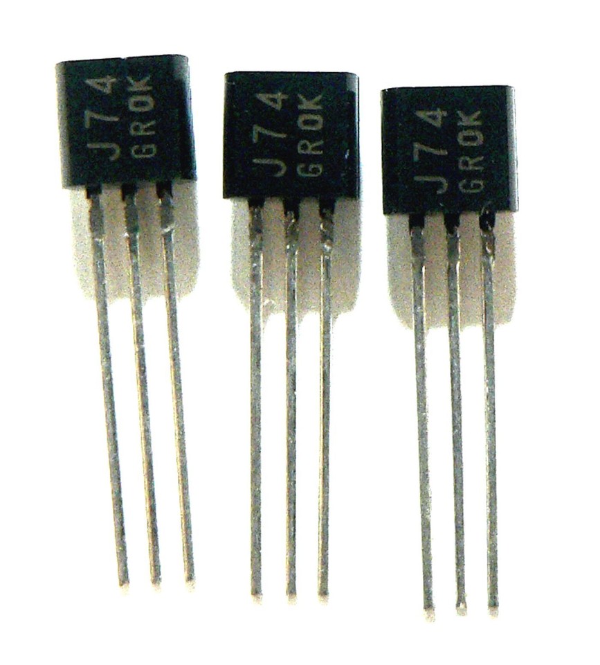 Qty 200 2SJ74-GR Toshiba J-FET Transistors - "GREEN" / "A" Range 3-6mA ...
