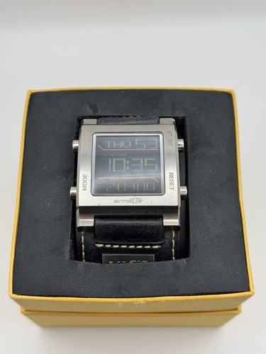 Vintage Men's Arnette Digital Alarm Chrono Wrist Watch Cuff Bracelet ...