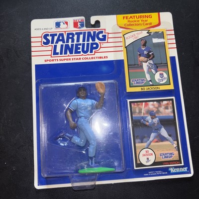 1990 Kenner Starting Lineup Bo Jackson Collectible Figure & Rookie Card ...