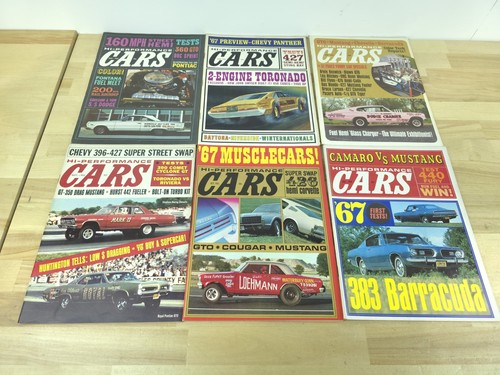 Hi-Performance Cars Magazine 1966 (Lot Of 6) Drag Racing Muscle | eBay