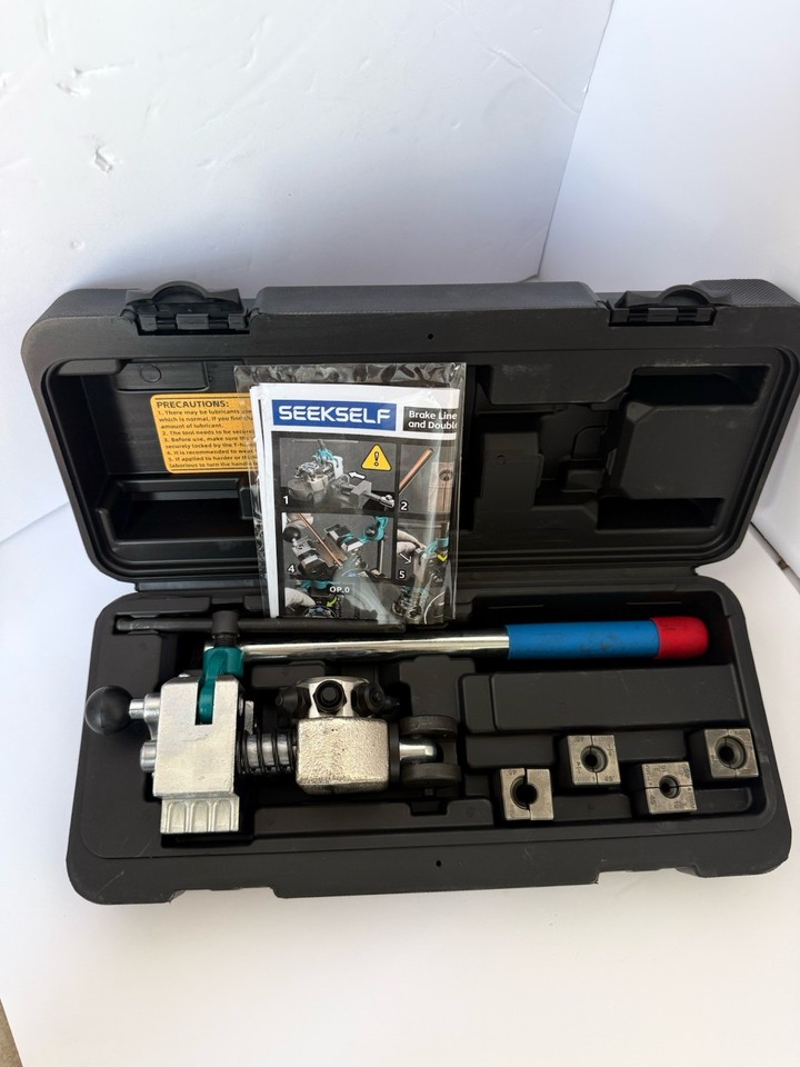 Professional Brake Line Flaring Tool Kit for 45 Degree Single, Double ...