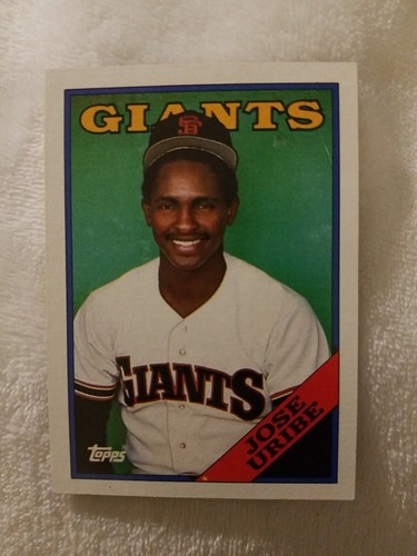Jose Uribe Topps #302 1988 | eBay