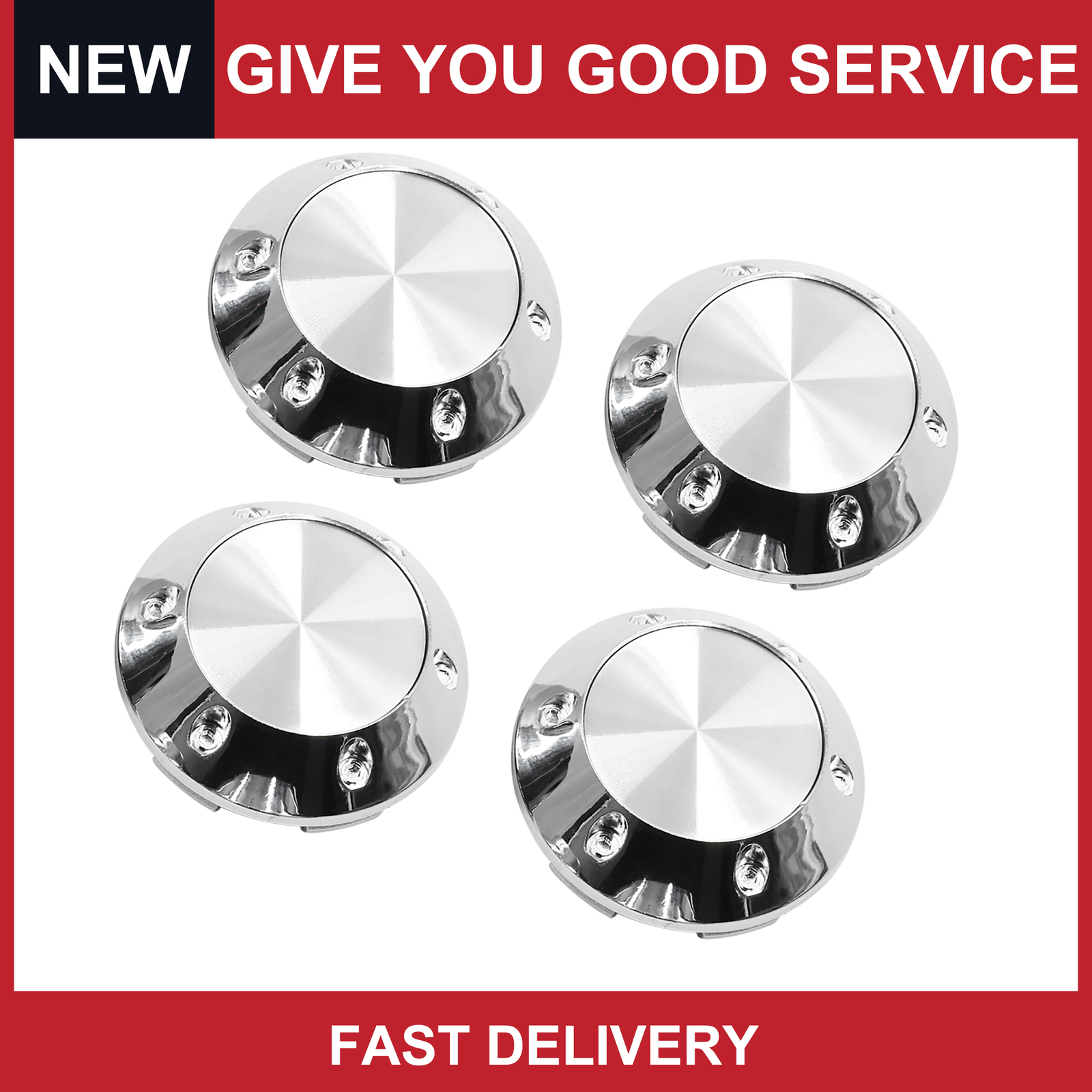 Universal 68mm Car Wheel Tyre Center Hub Caps Cover with Badge Sticker ...