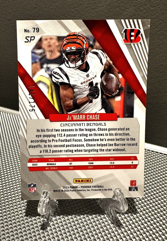 2023 Phoenix JA’MARR CHASE #/175 SP Pink Wave Prizm Parallel🔥Cincinnati ...