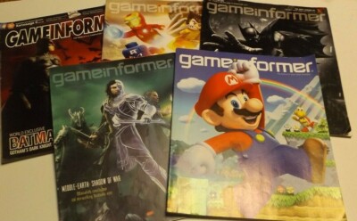 Game Informer Magazine: 5 Issues Mario, Marvel Super Heroes 140 234 238 ...