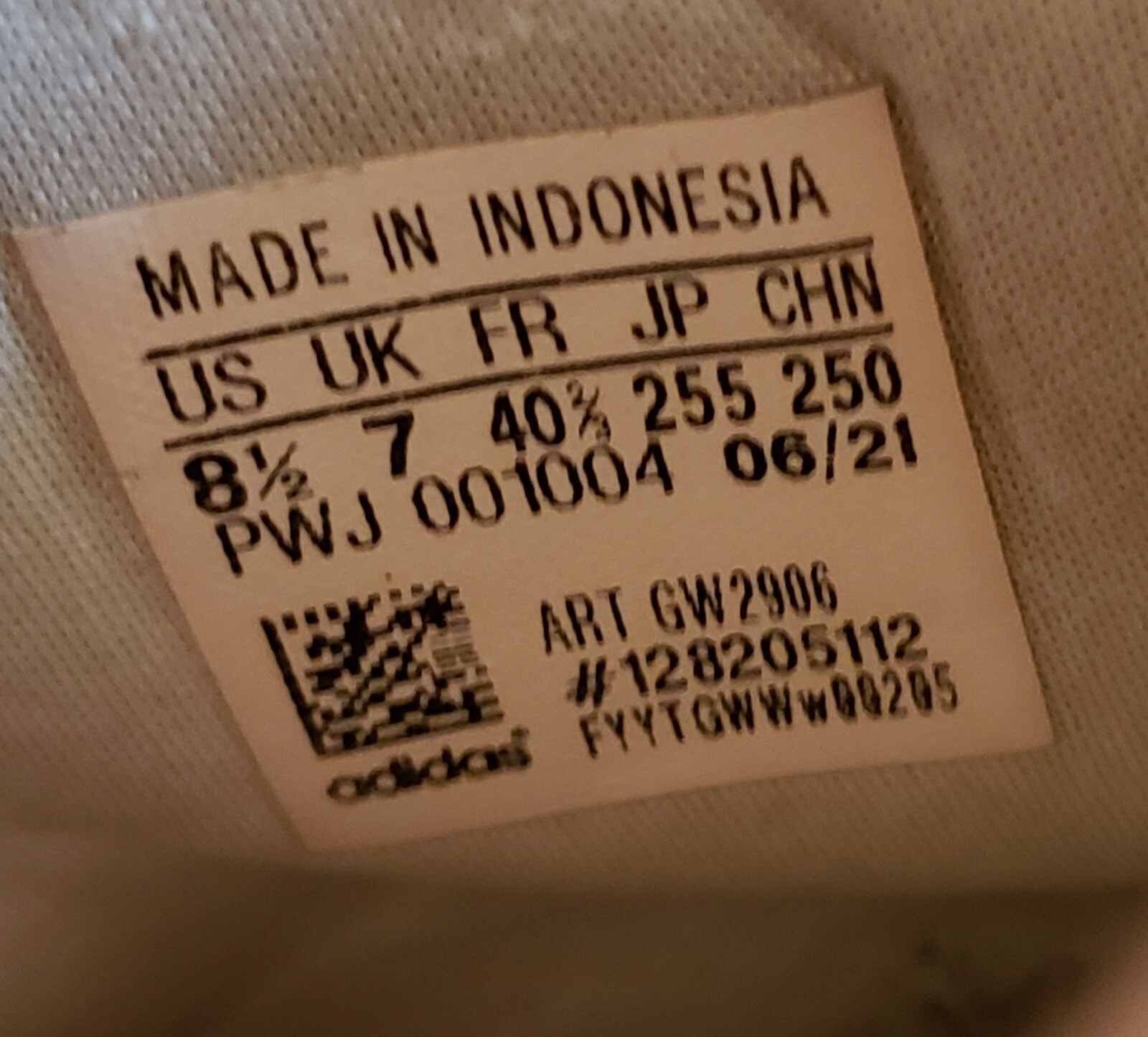 Adidas Cloudfoam Super PWJ001004 White Leather Casual… - Gem