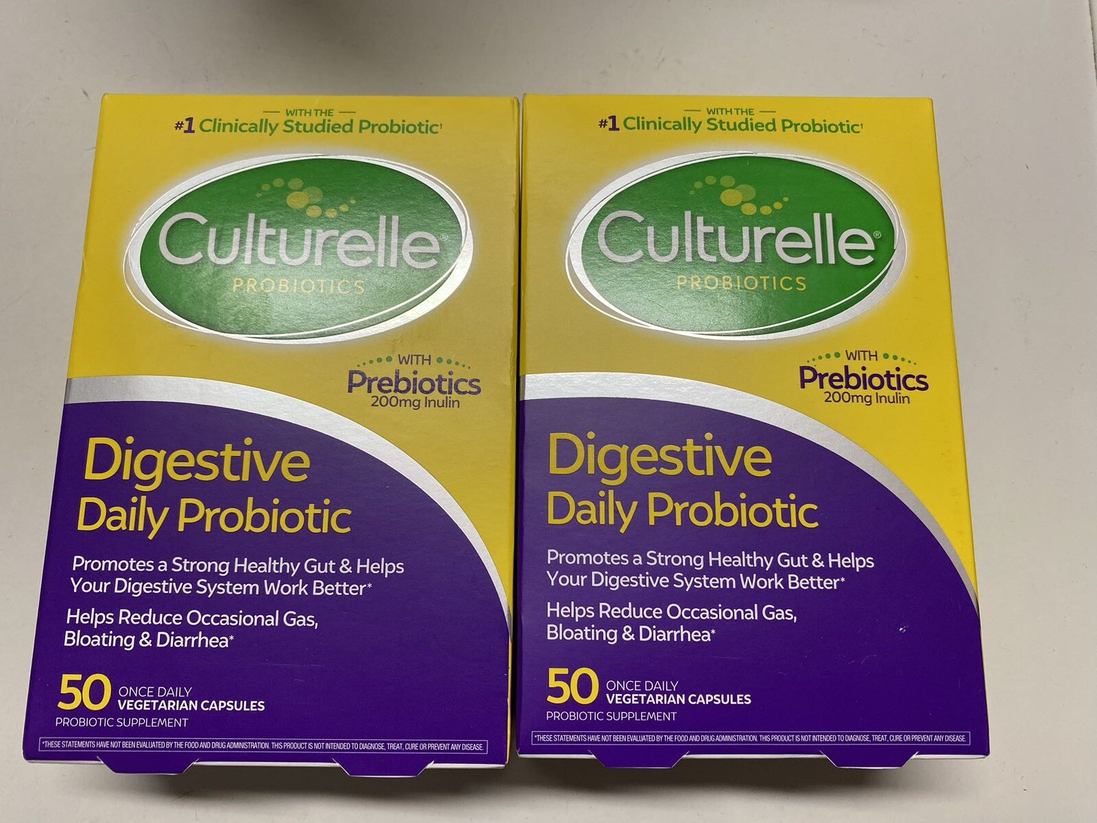 2xCulturelle Digestive Daily Probiotic Supplement - 50 Capsules ...